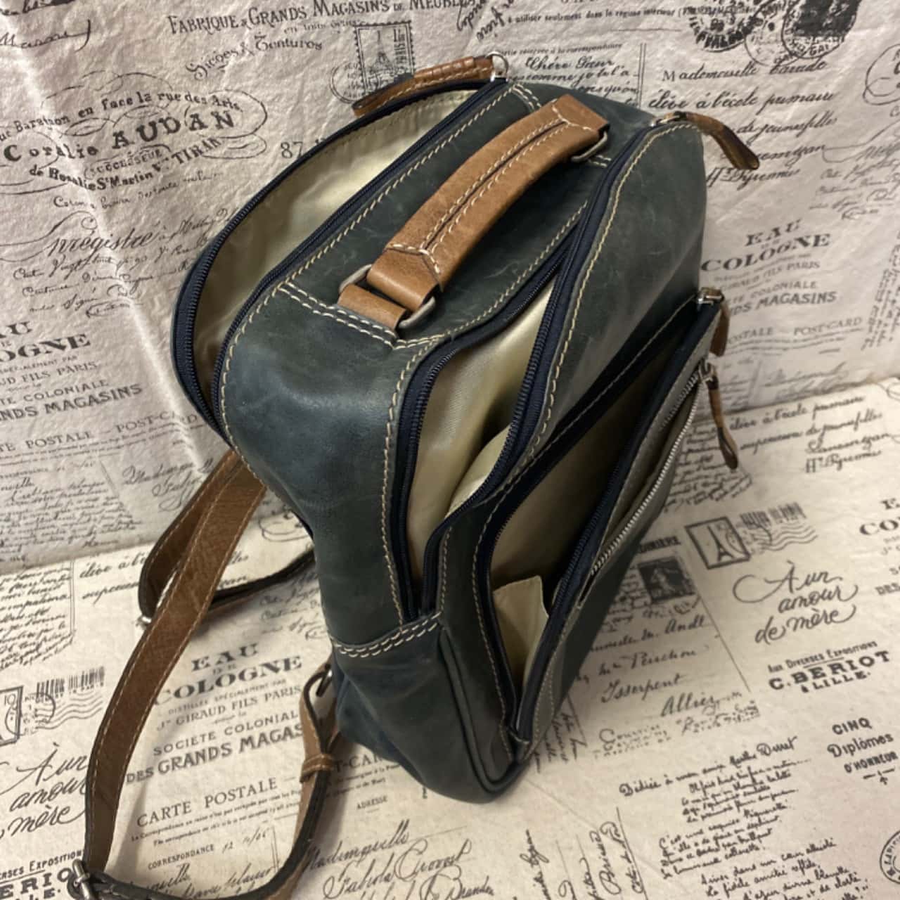 Colorado Womens Backpack Brown / Navy Blue (s) - Used Very Good ...