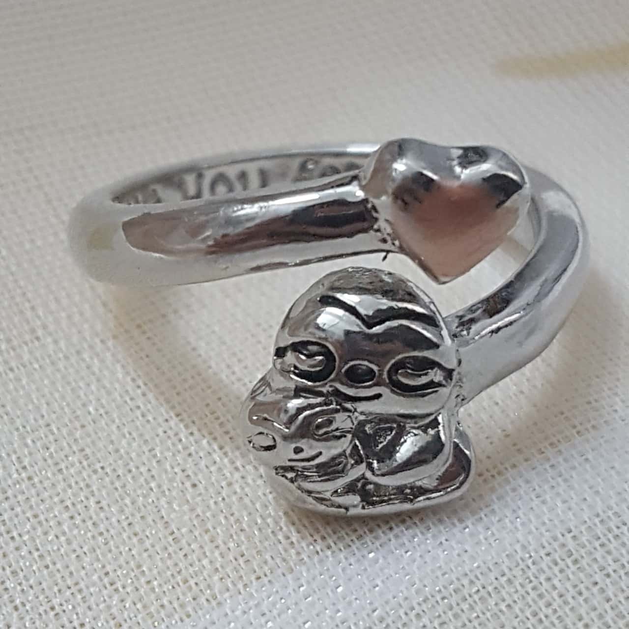 Womens Rings Pink / Silver Sloth Ring(s)