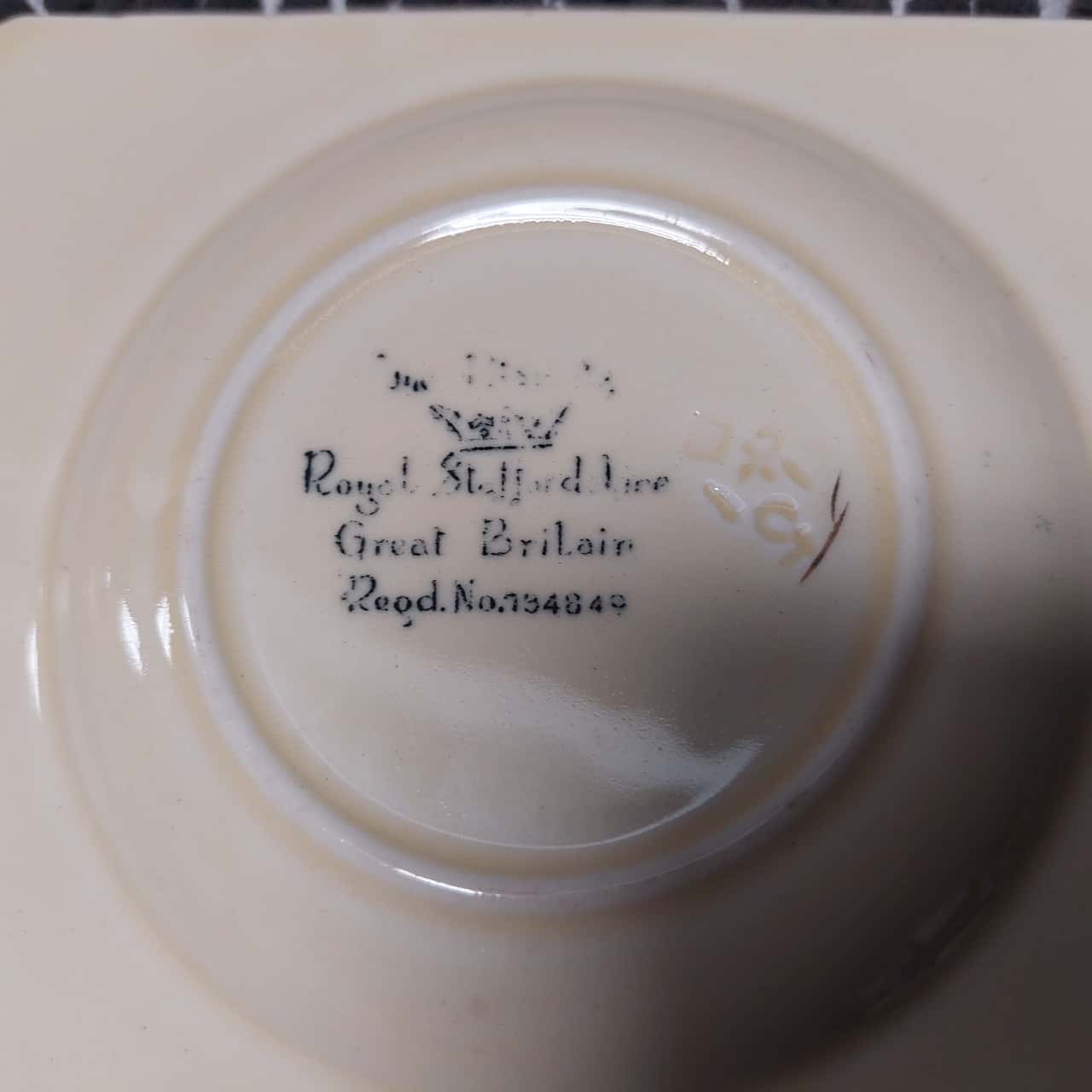 Vintage The Biarritz Royal Staffordshire Great Britain Plates x6 1930s(s)