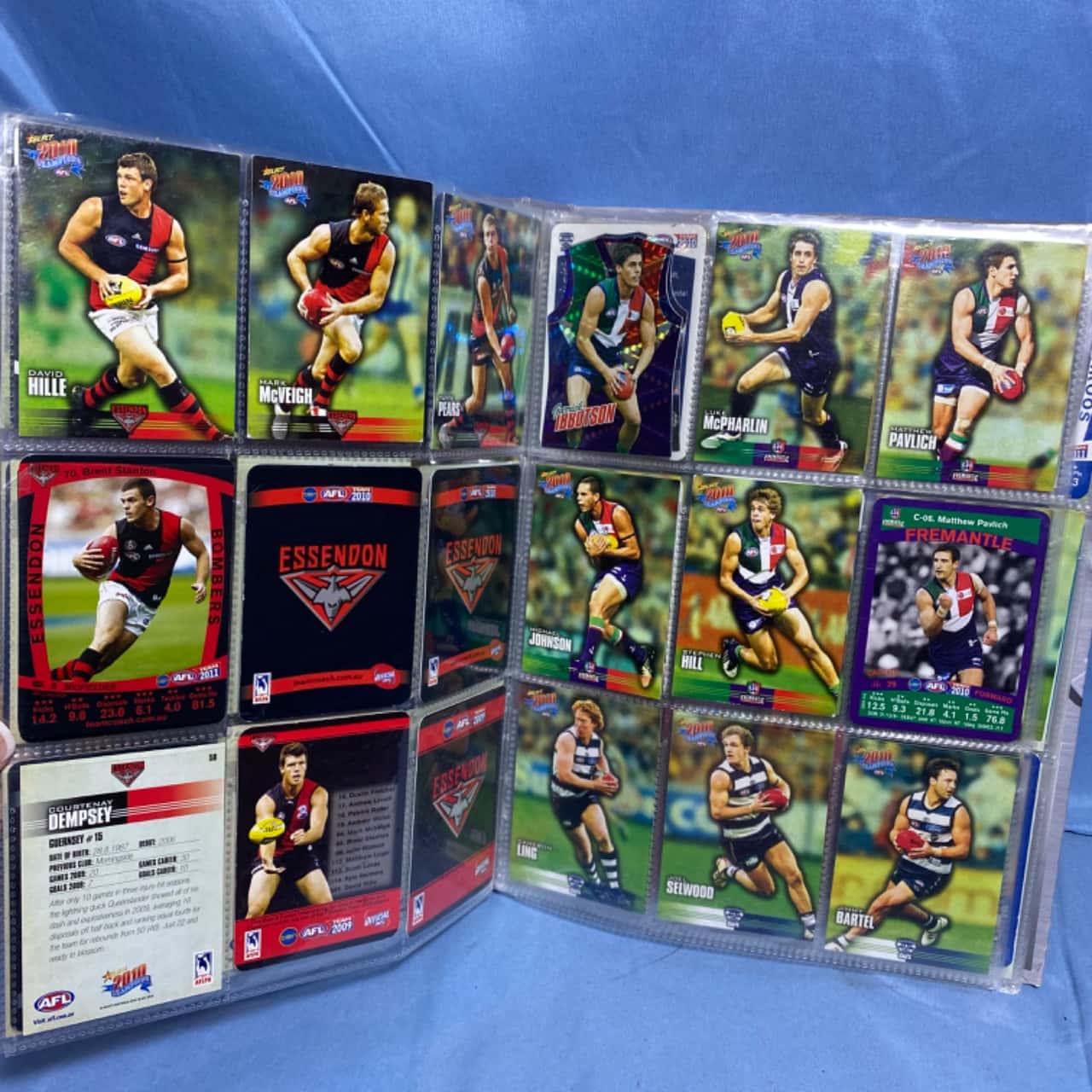 2010 AFL Teamcoach Official Album With Cards
