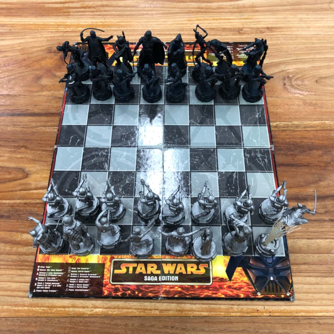 Star Wars Saga Edition Chess Set by Crown & Andrews (2005) - Tin Edition