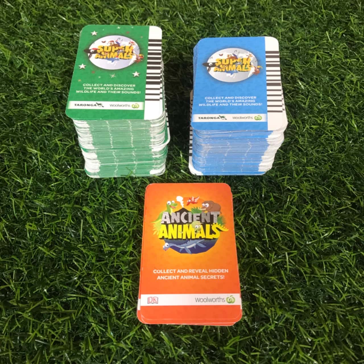 Bulk Lot of Woolworths Ancient & Super Animals Collectors Cards