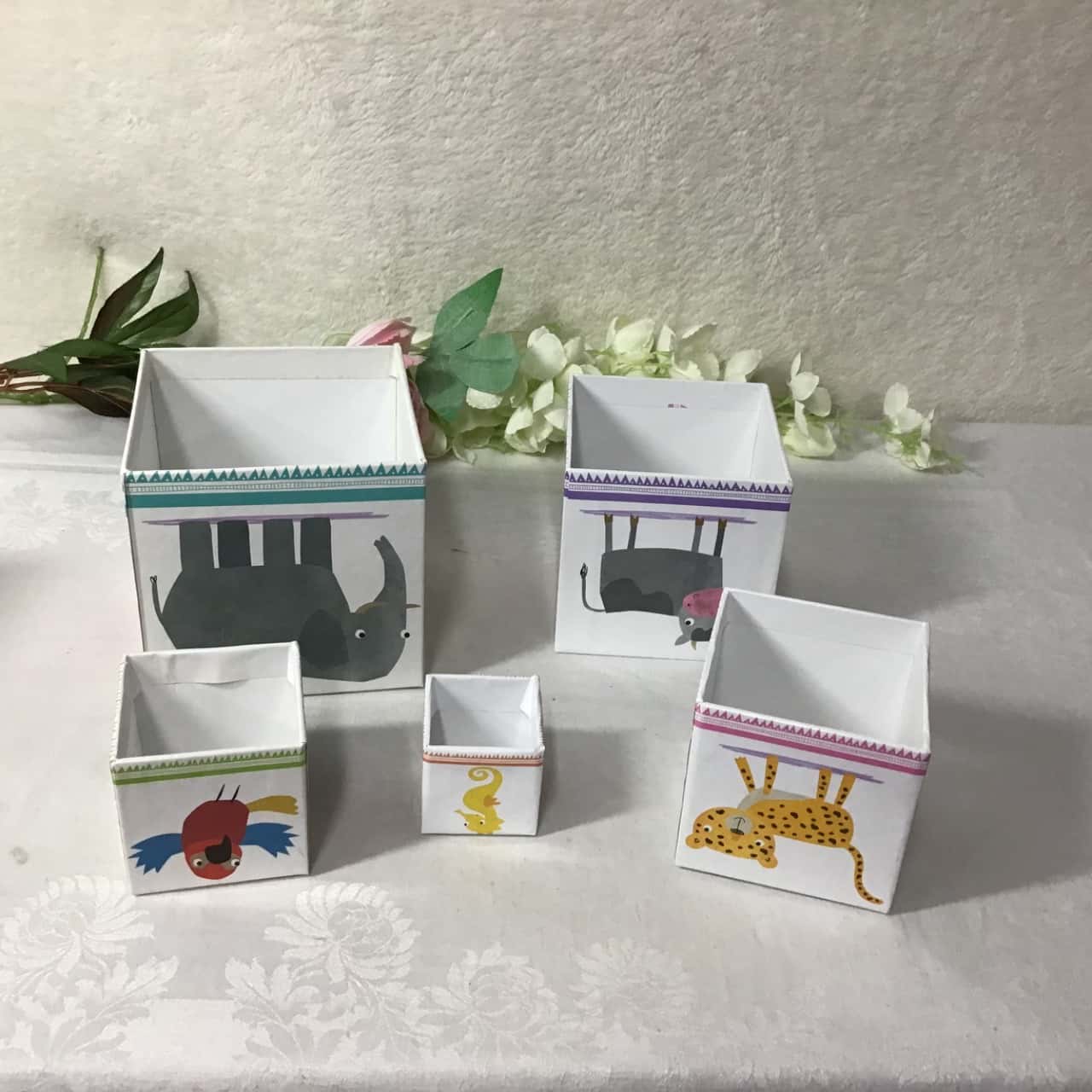 Babytown Set of 5 Animal Stacking Blocks (new in box)