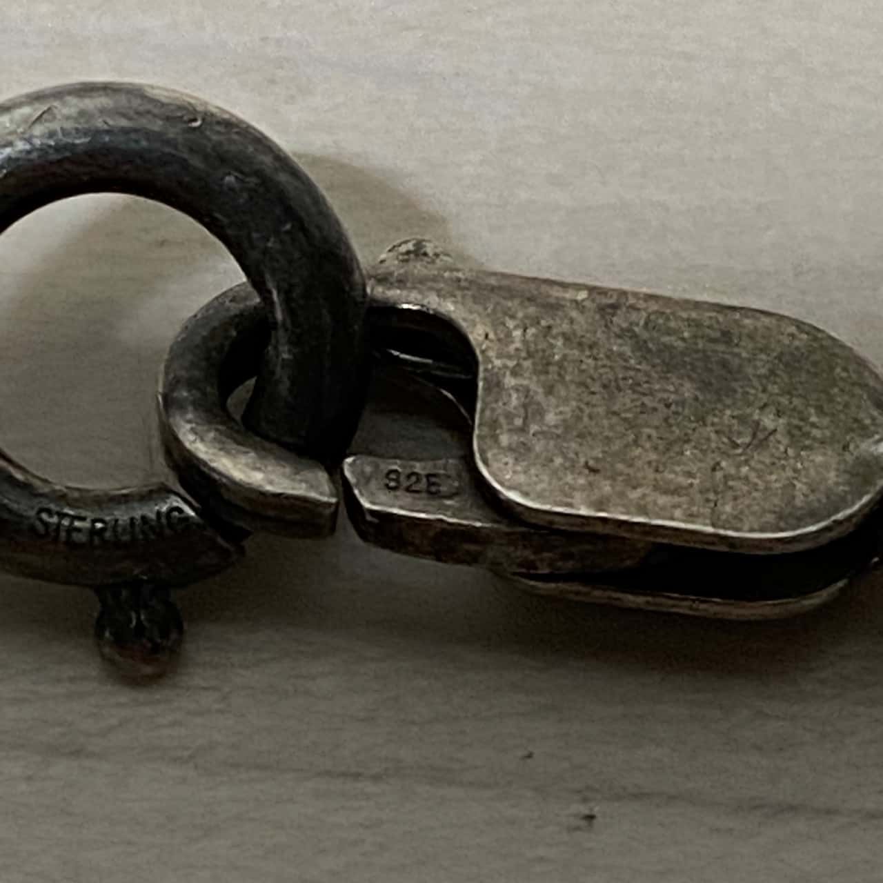 Vintage Crystal Double Strand Necklace 925 Clasp