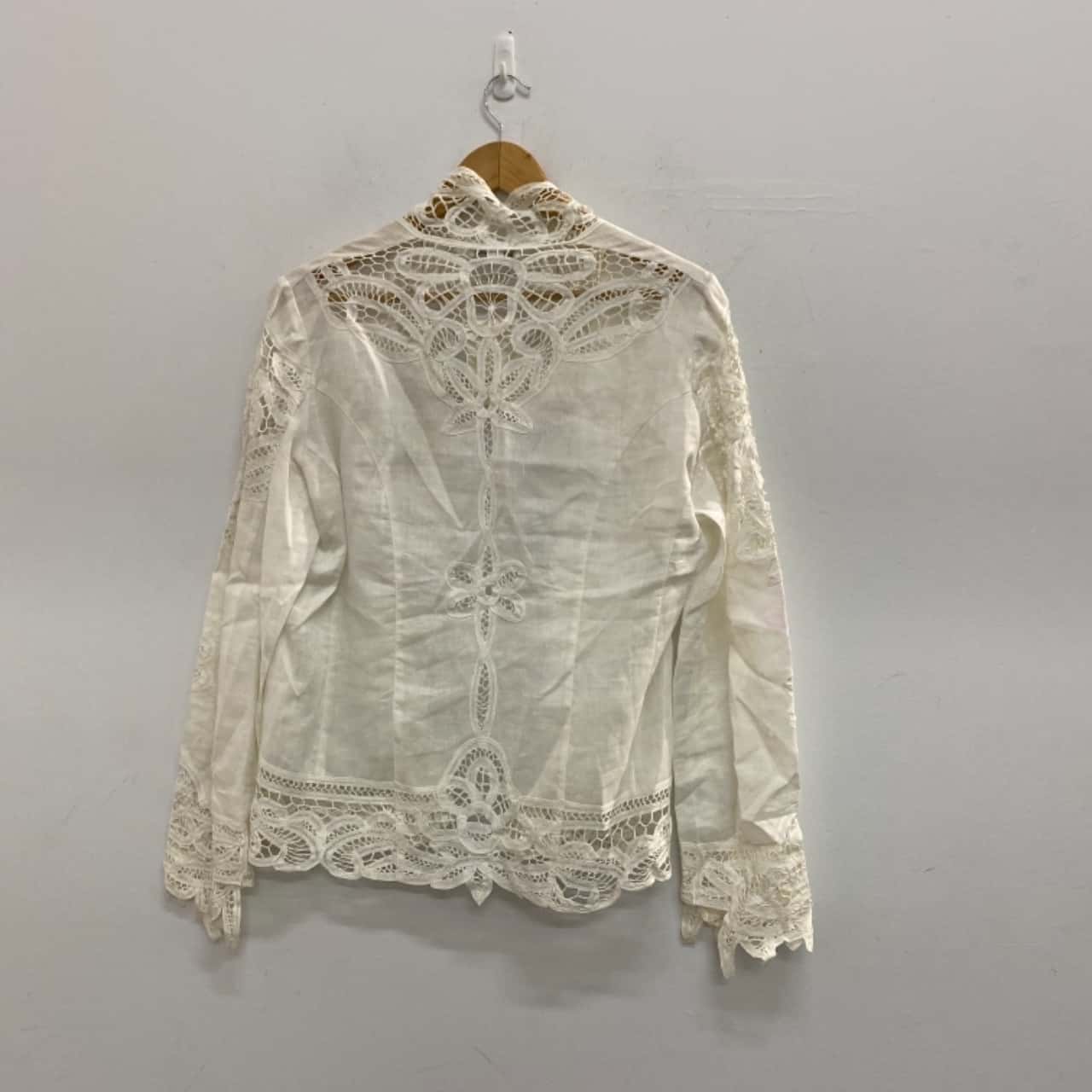 Queenspark Womens Size M Off White cover up(s)