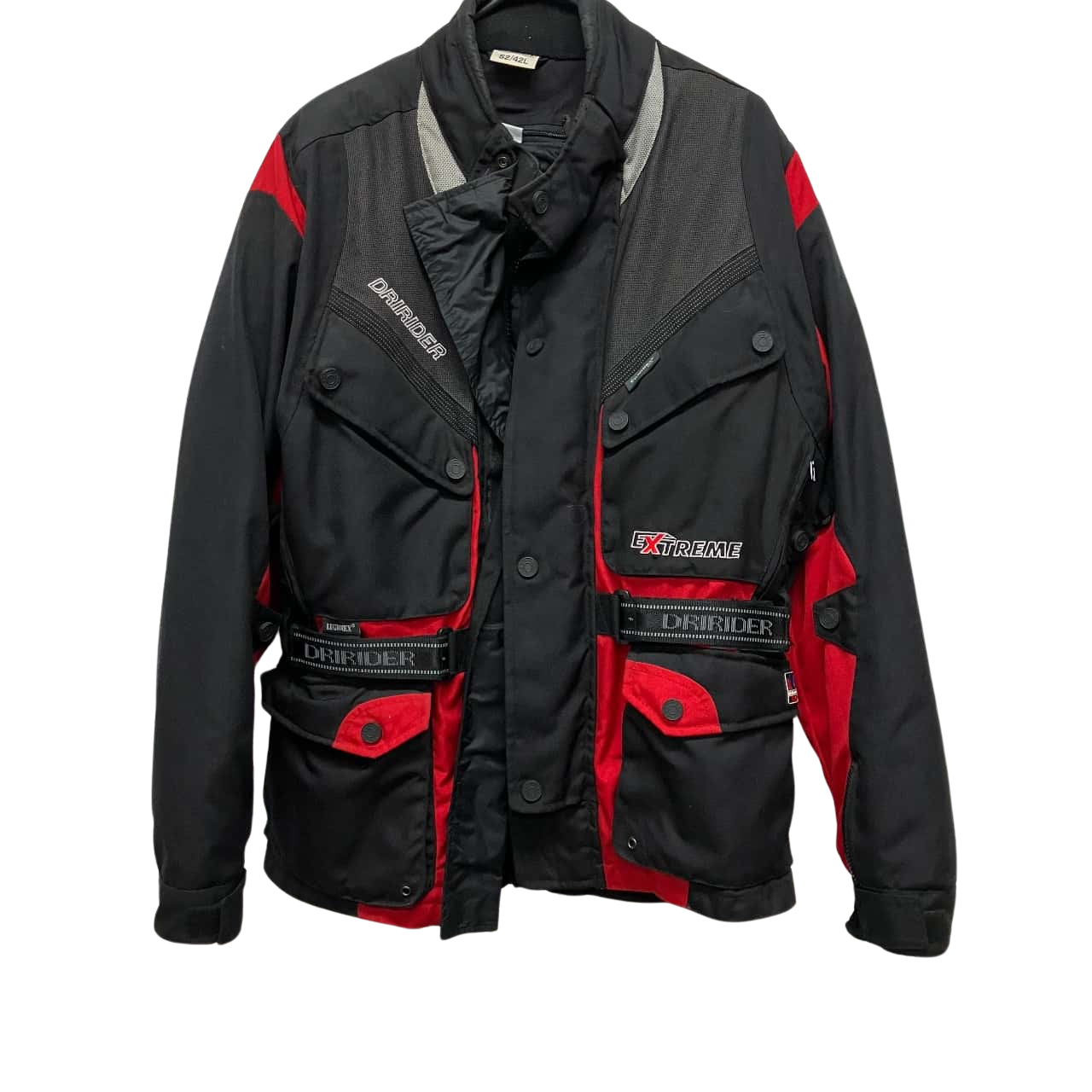 Dri Rider Mens Size 52/42L Biker Black / Red (s)