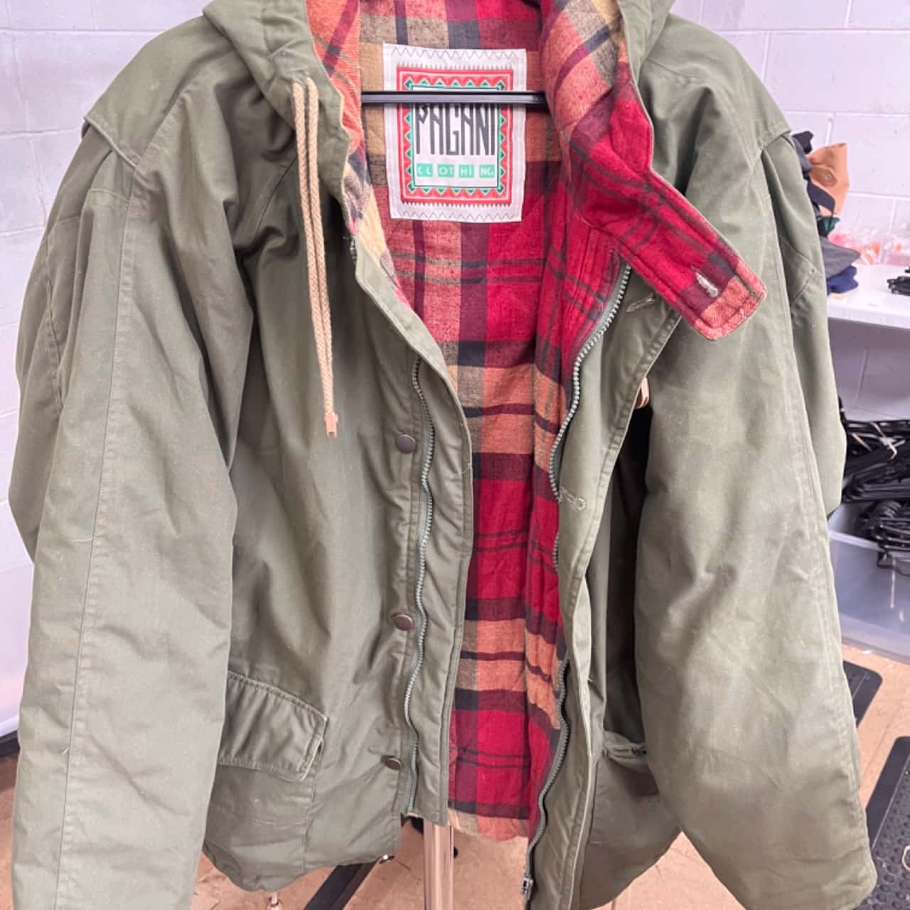 Pagani Jacket Mens Size L Front Zipper