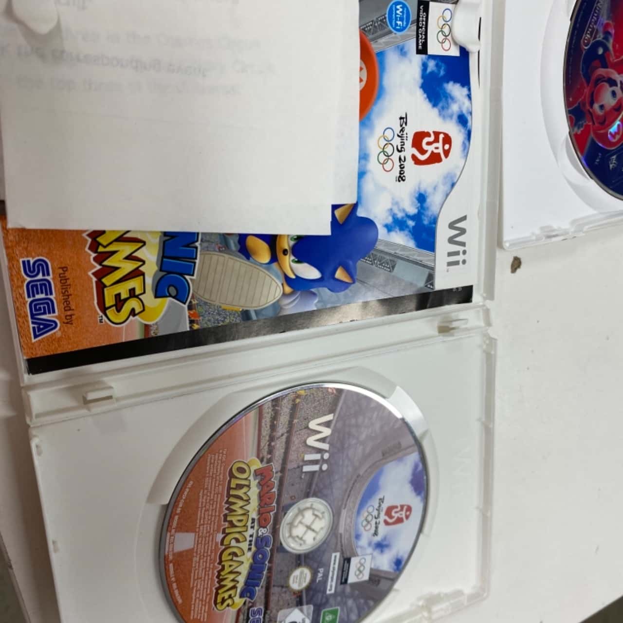 Nintendo Wii super Mario galaxy , Mario and sonic , super super smash ...