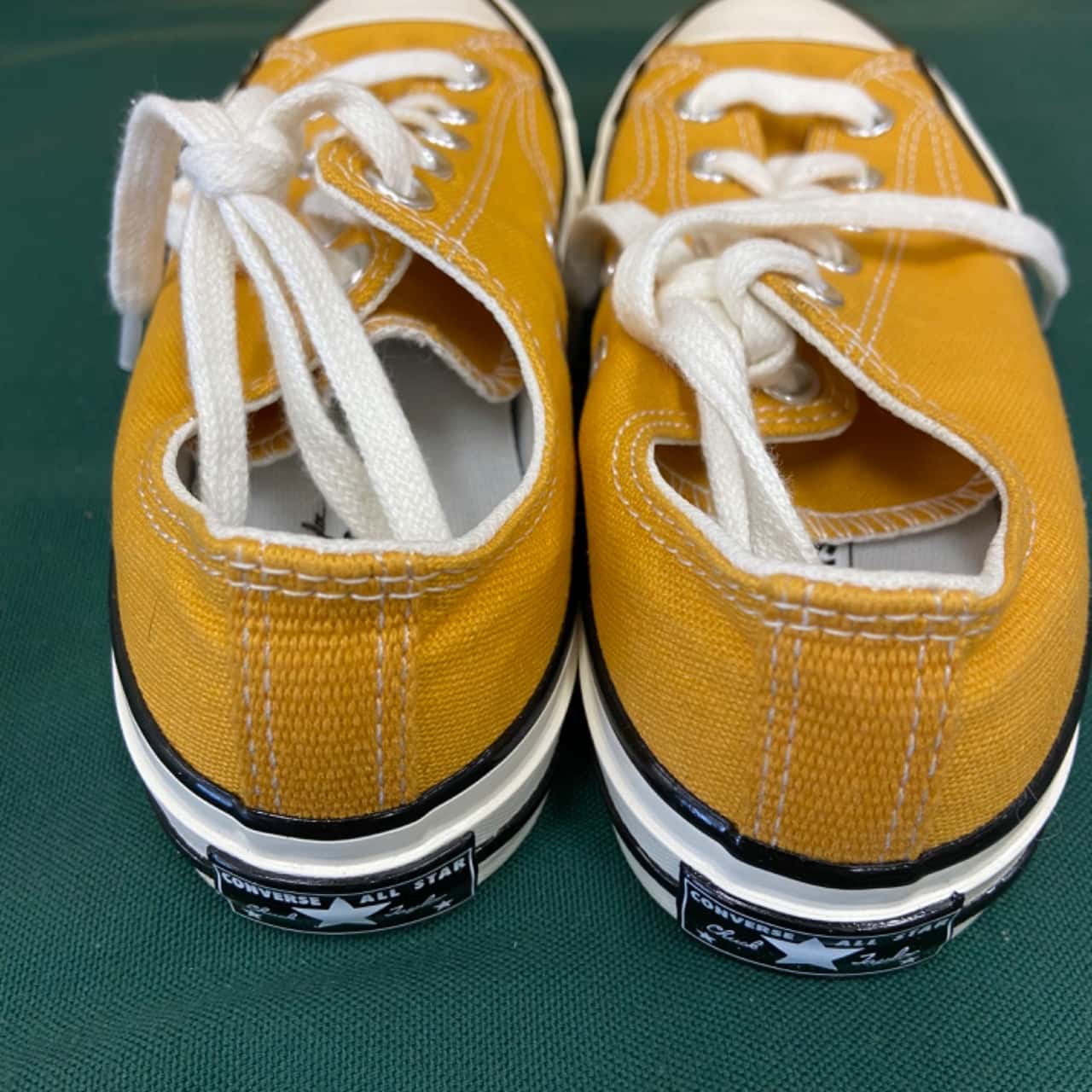 Chuck Taylor Converse Womens Size Euro 35 Yellow Canvas Sneakers RRP ...