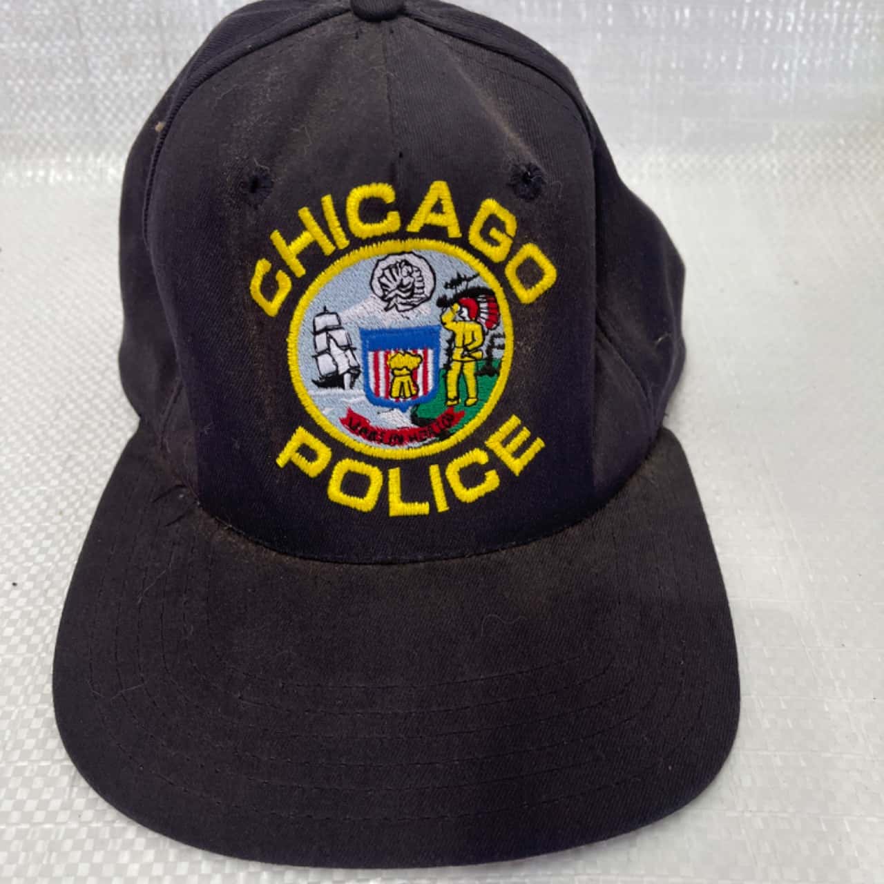 Vintage Chicago Police Snapback Hat Cap Made in USA