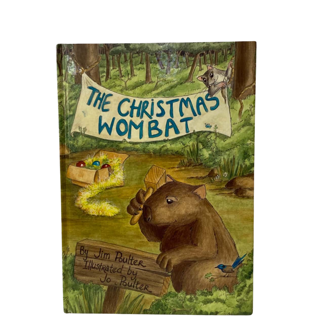 The Christmas Wombat by Jim Poulter Illustrated by Jo Poulter. Signed ...