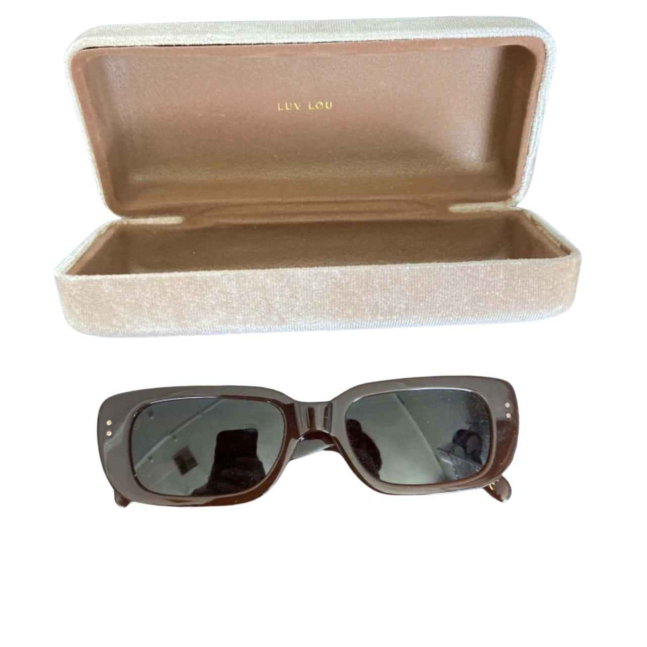 Womens Luv Lu sunglasses brown