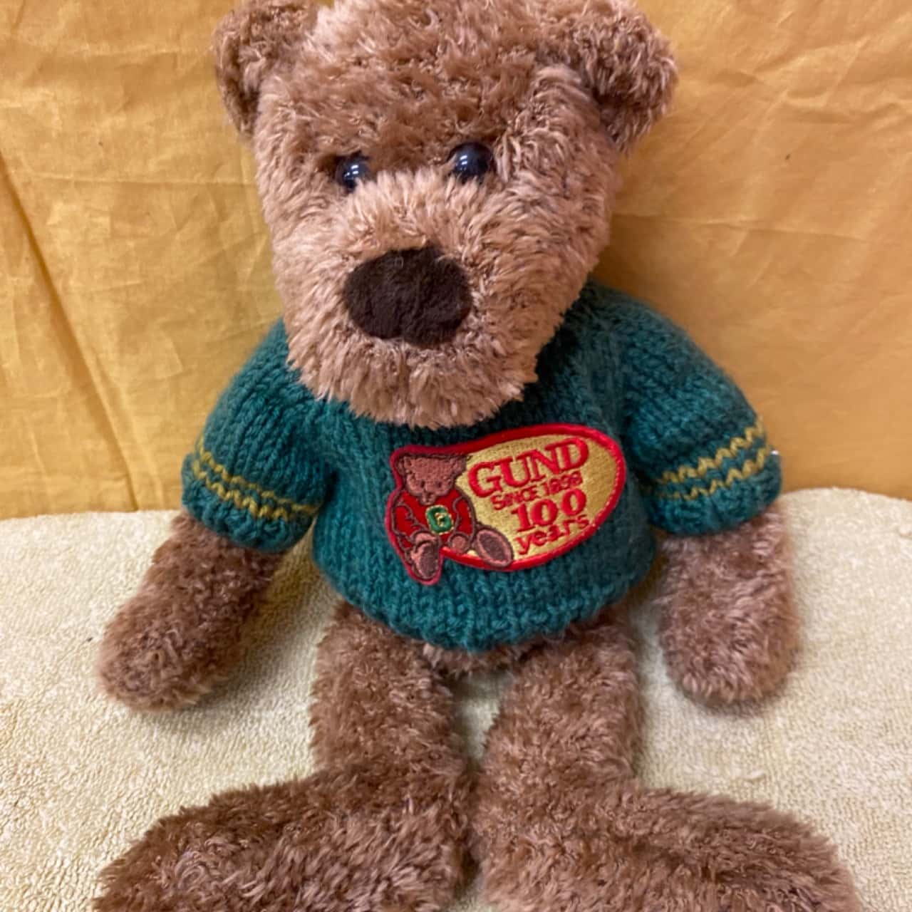 Vintage Gund 100 years Anniversary Bear with Knitted Jumper