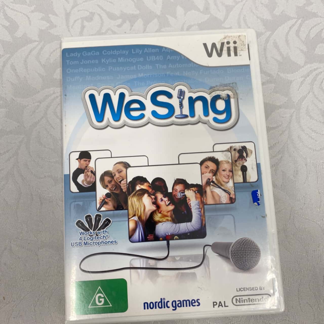 Nintendo Wii we sing game