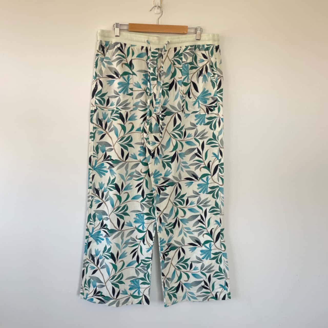 M&S Multicoloured Floral Pants Size 18 /XXXL (s)