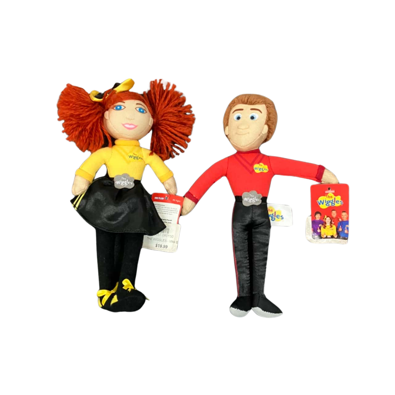 x2 Wiggles Mini Plushies BNWT RRP $20*