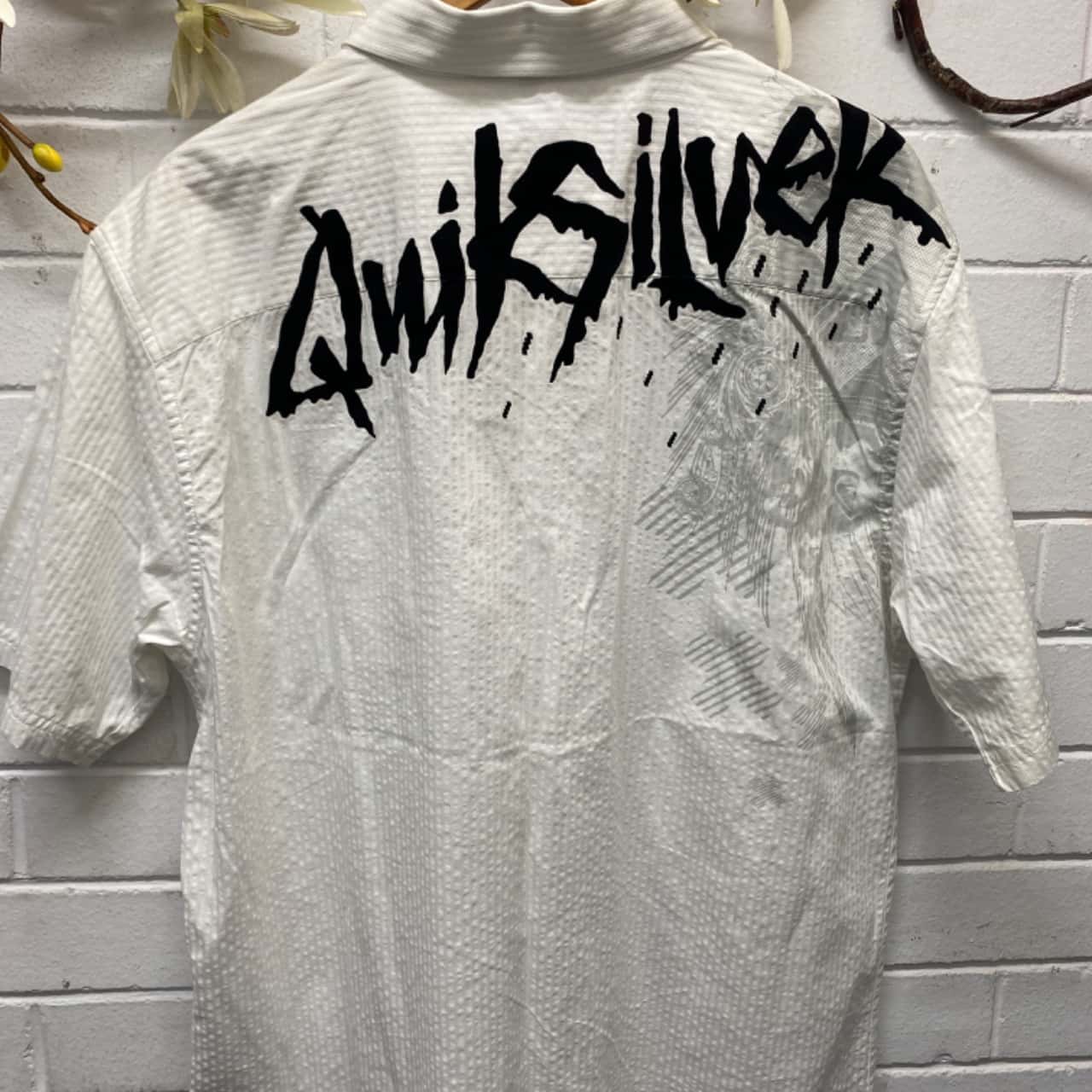 Quicksilver Mens Size XXL Short Sleeve White (s)
