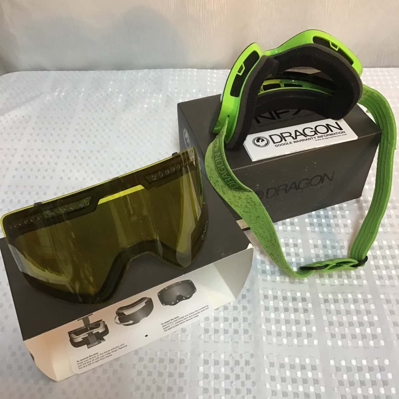 Dragon Goggle NFX Unisex Gold / Green / Yellow Goggles