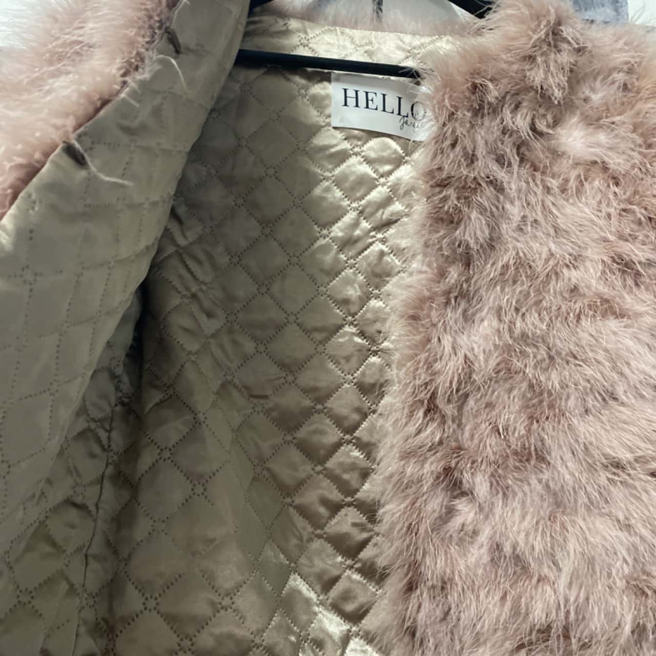 Hello Jackie size m boho fluffy jacket (s)