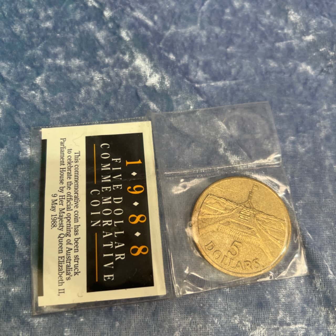 1988 Five Dollar Commemorative Coin