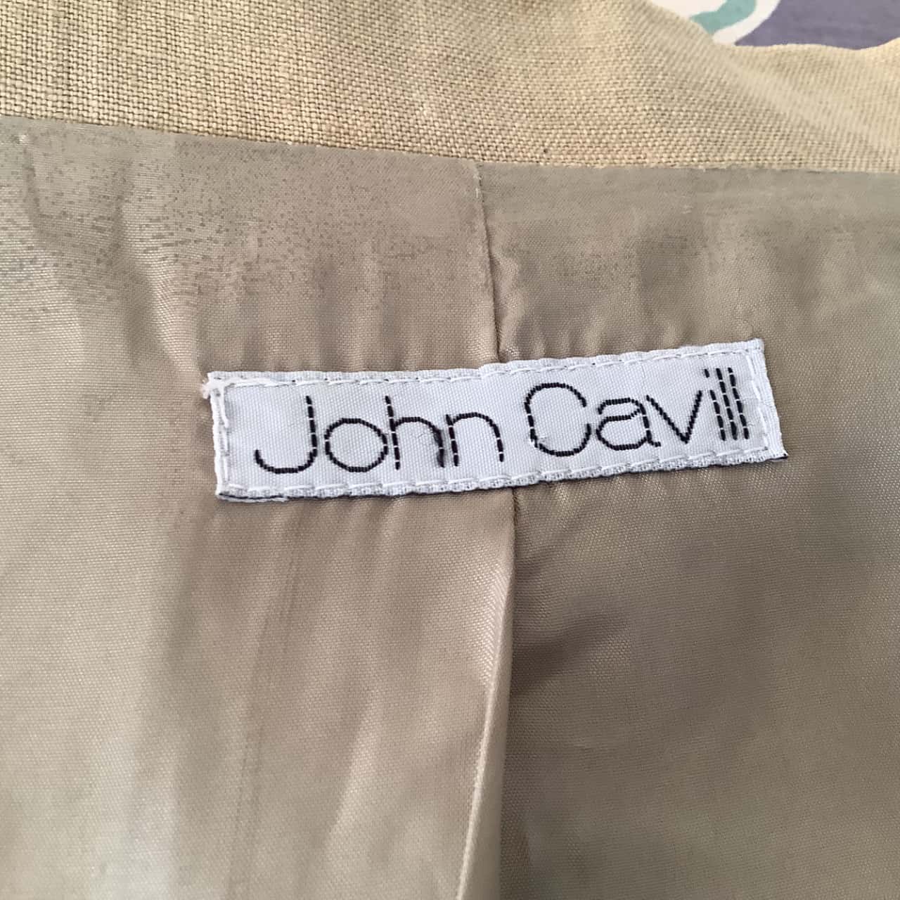 Vintage John Cavill Linen 80s Blazer Size 12(s)