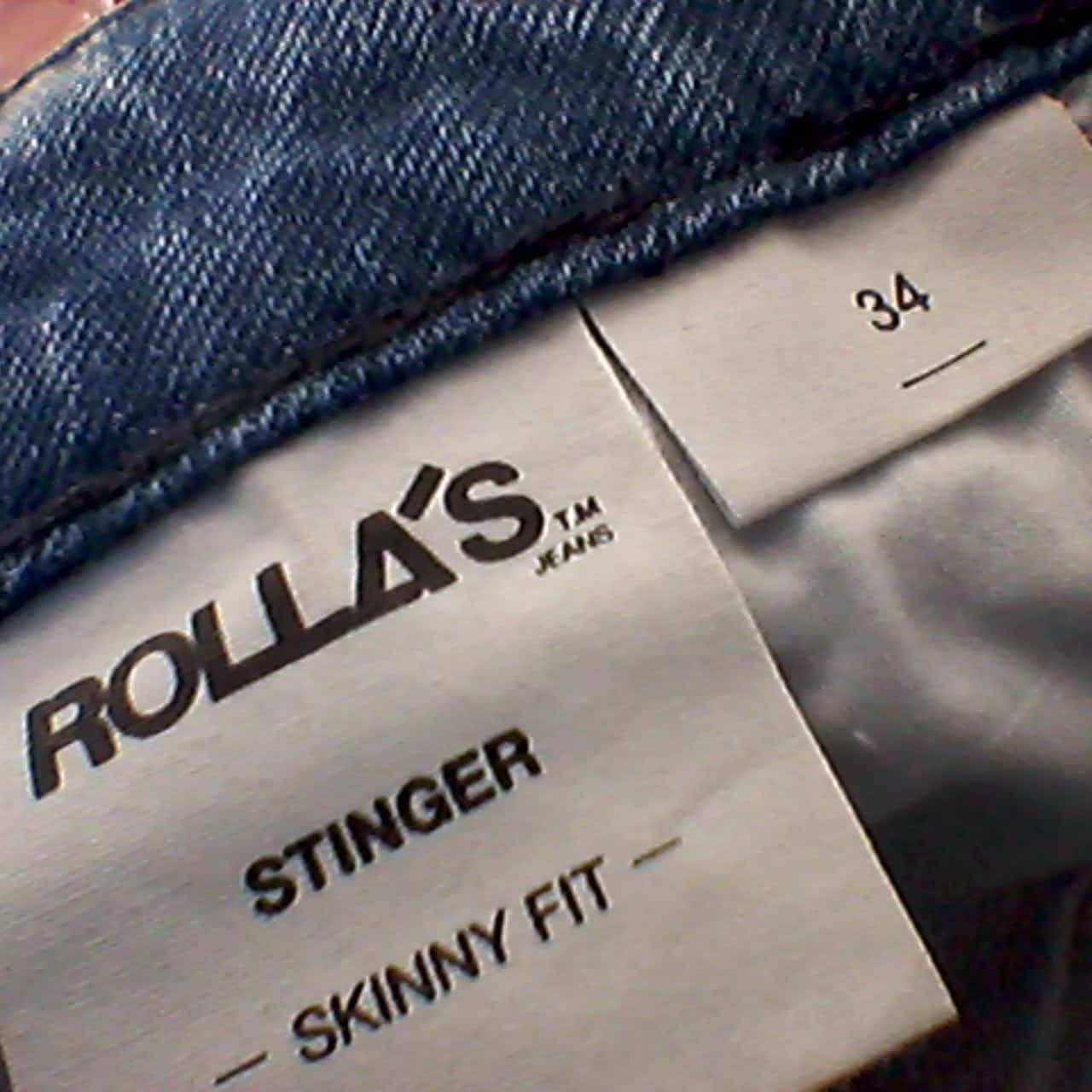 Rollas Mens Size 34 Skinny Jean Shorts(s)
