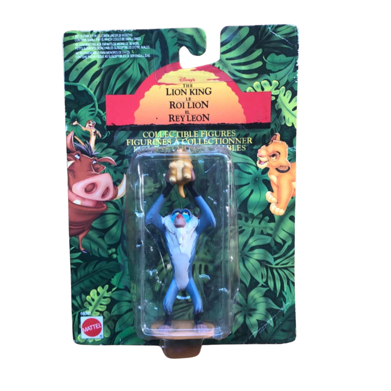 Vintage The Lion King Rafiki & Young Simba Figures Mattel Collectible ...