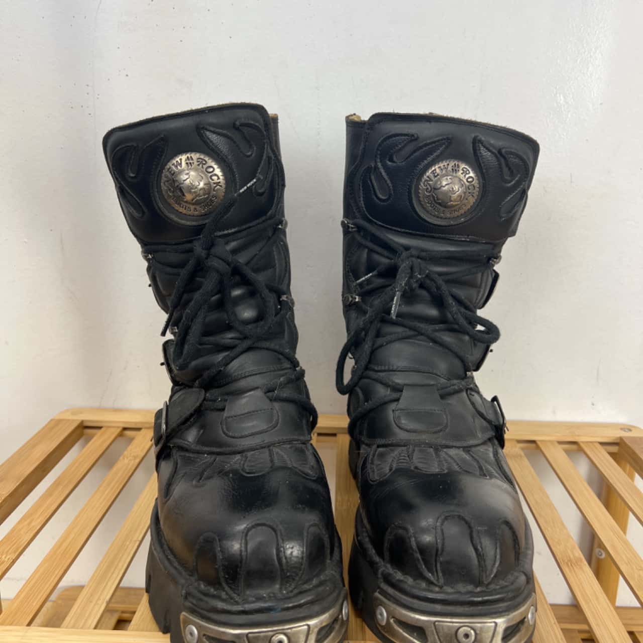 New Rock Size 42 Black boots (s)