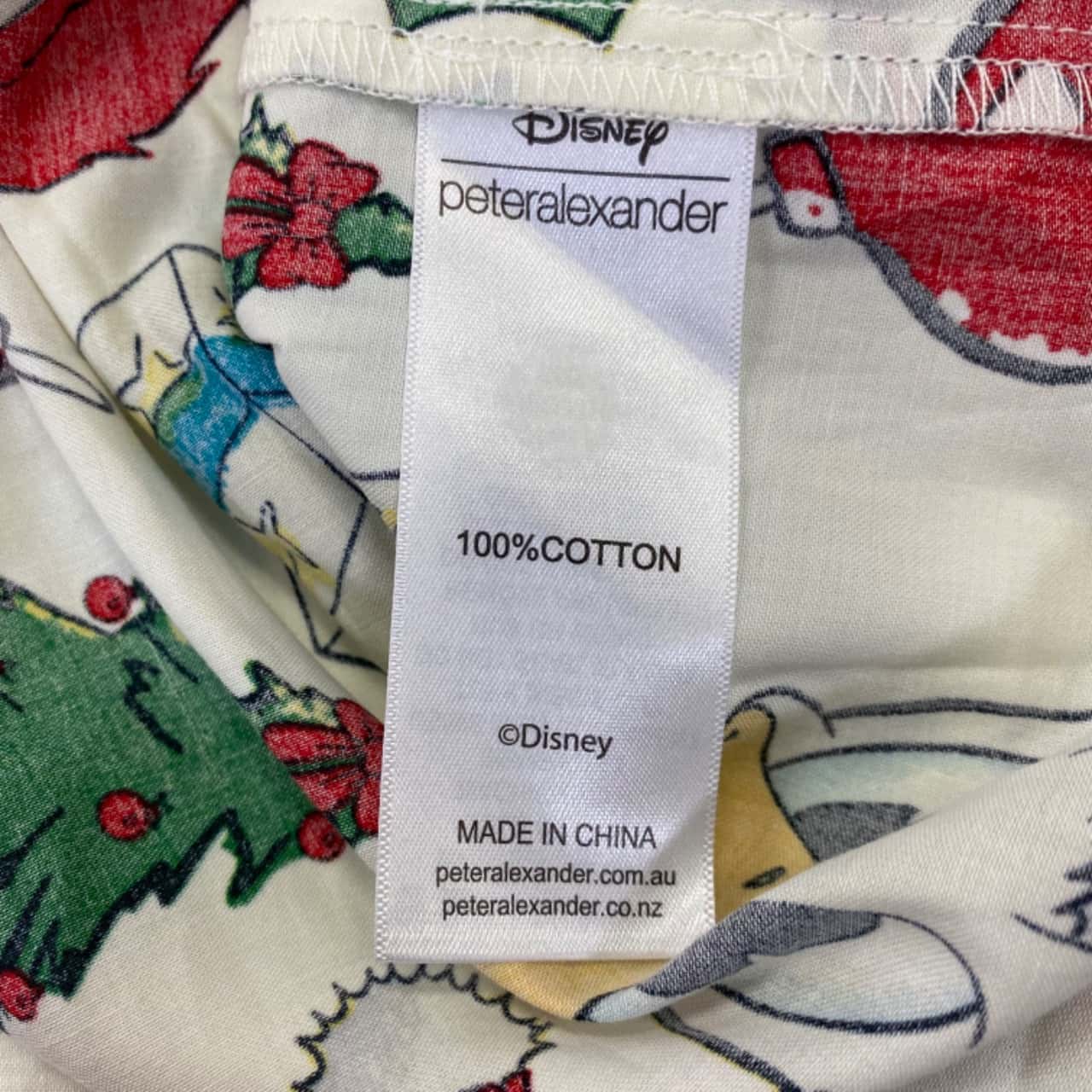 Peter Alexander Disney Christmas Pyjama Shirt Size XL BWNT RRP$109(s)