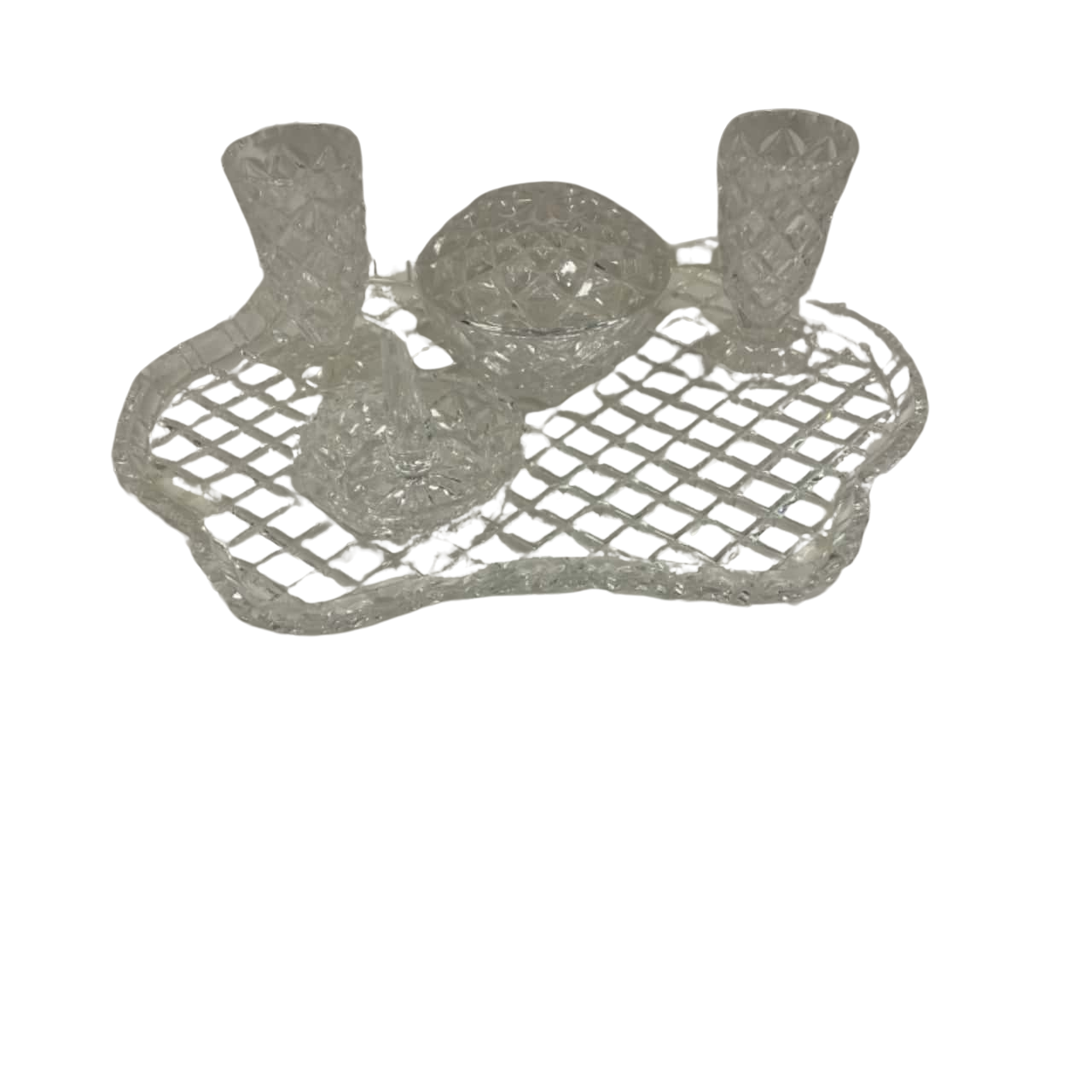 Bohemians S Lead Crystal Dressing Table Set