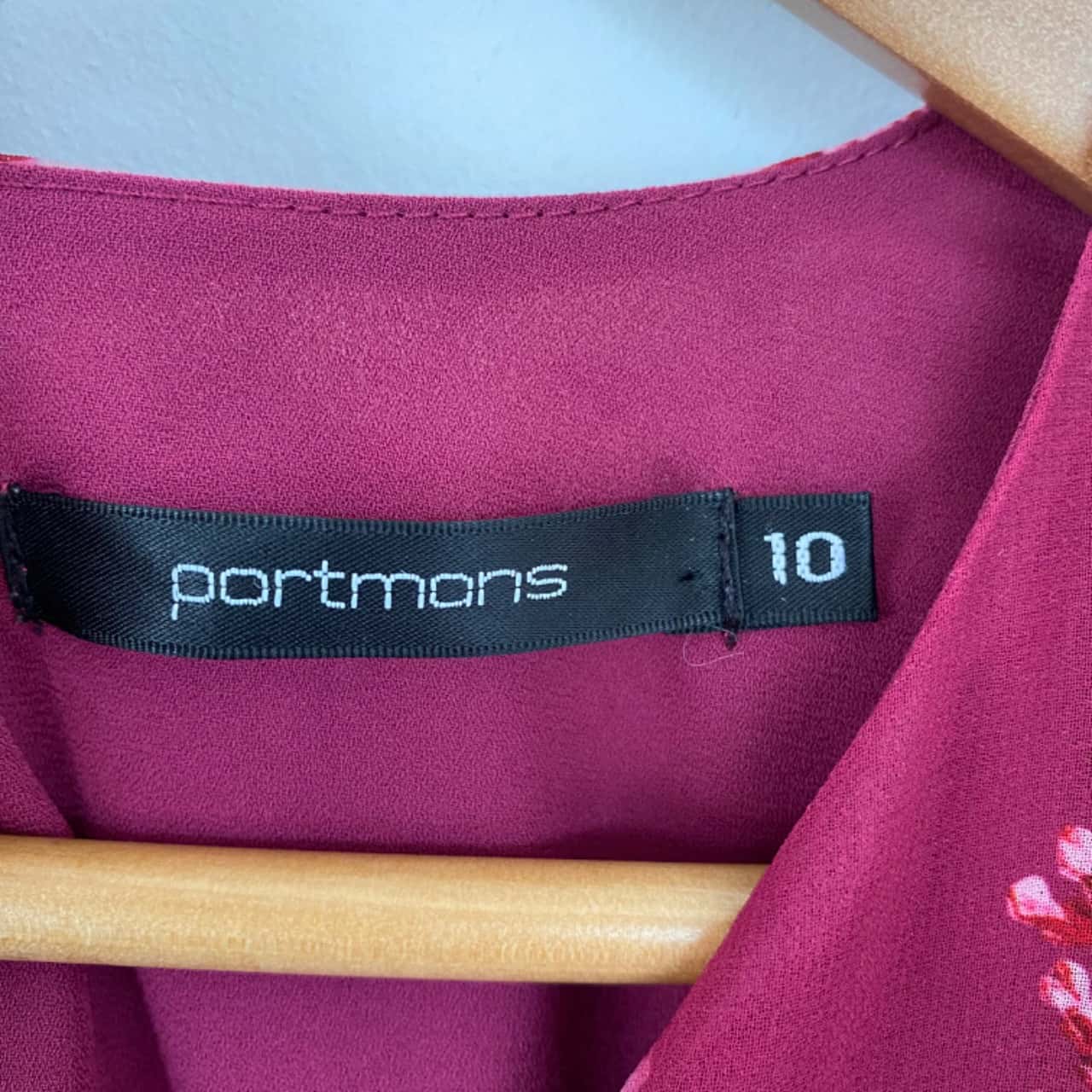 Portmans Pink Floral Short Sleeve Mini Dress Size 10 / M (s) - Used As ...