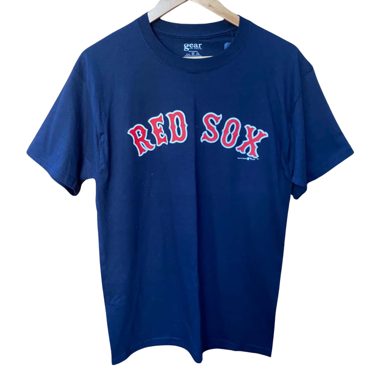 Gear For Sports Navy Red Sox Logo T-Shirt Size M