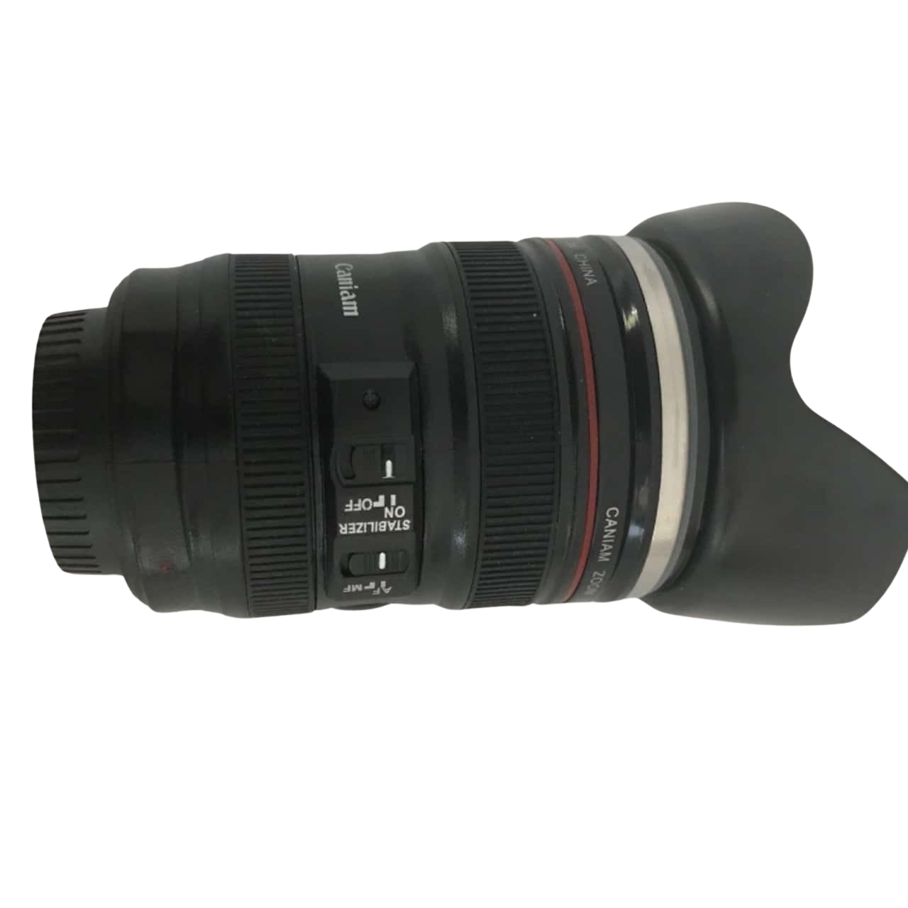 SLR Camera Lens Shape Coffee Tea Mug with Lid Stainless Steel Vacuum ...