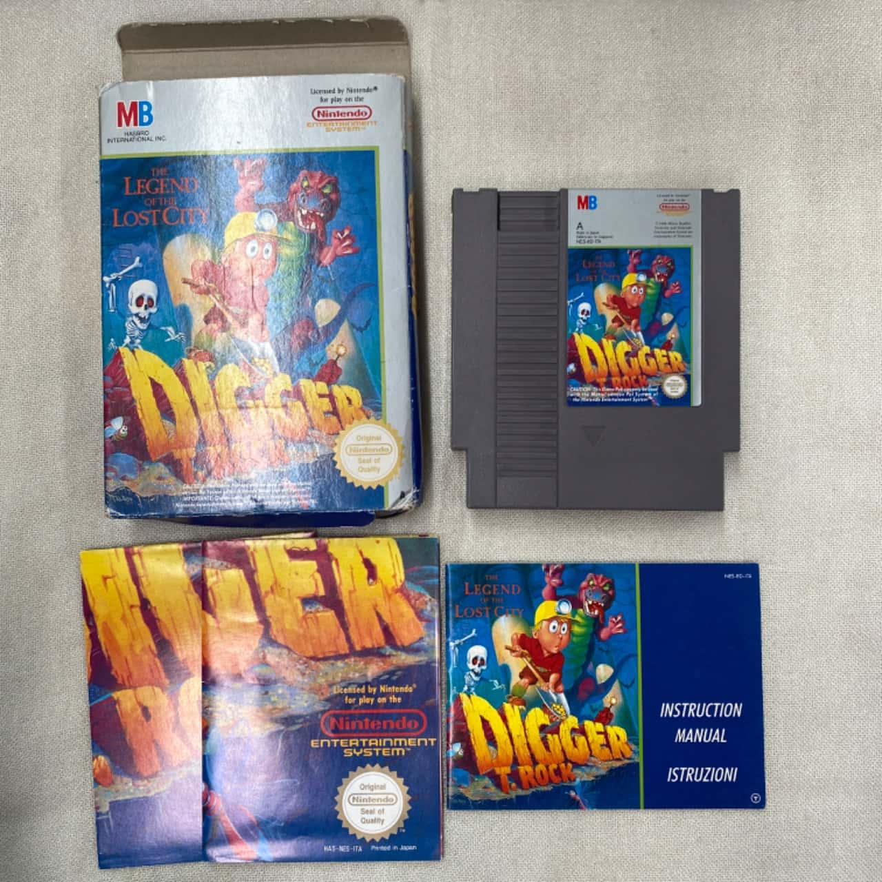 *REDUCED* Retro Nintendo NES ‘Digger T-Rock: The Legend of the Lost ...