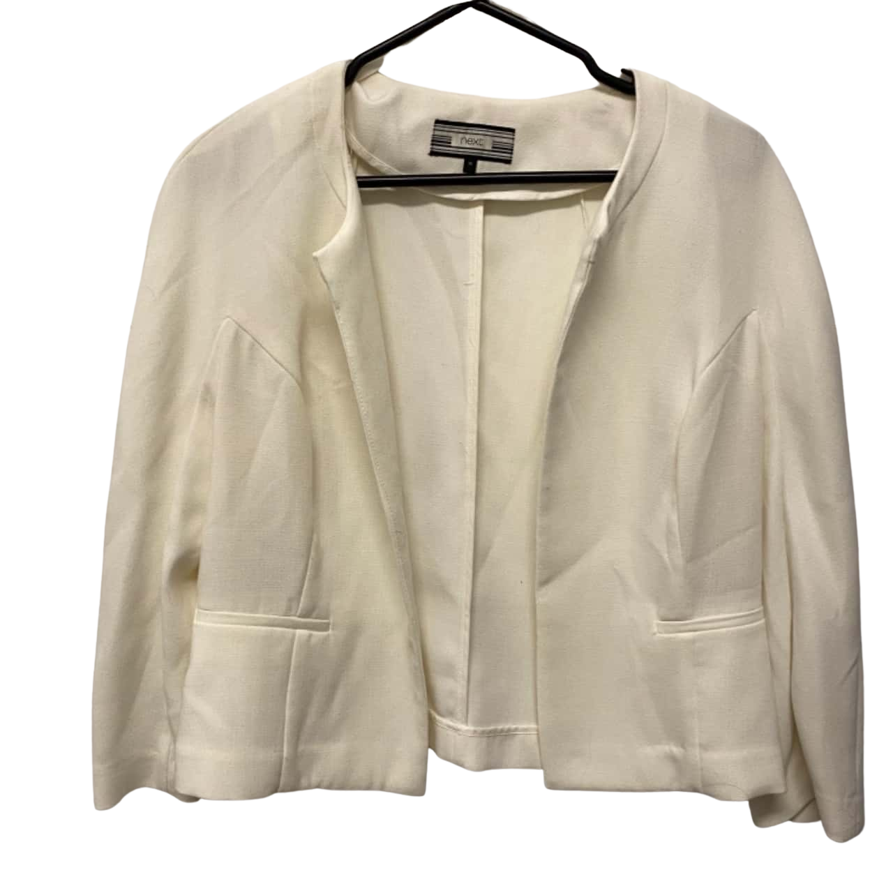 NEXT Womens Size 14 Open Jacket White (s)