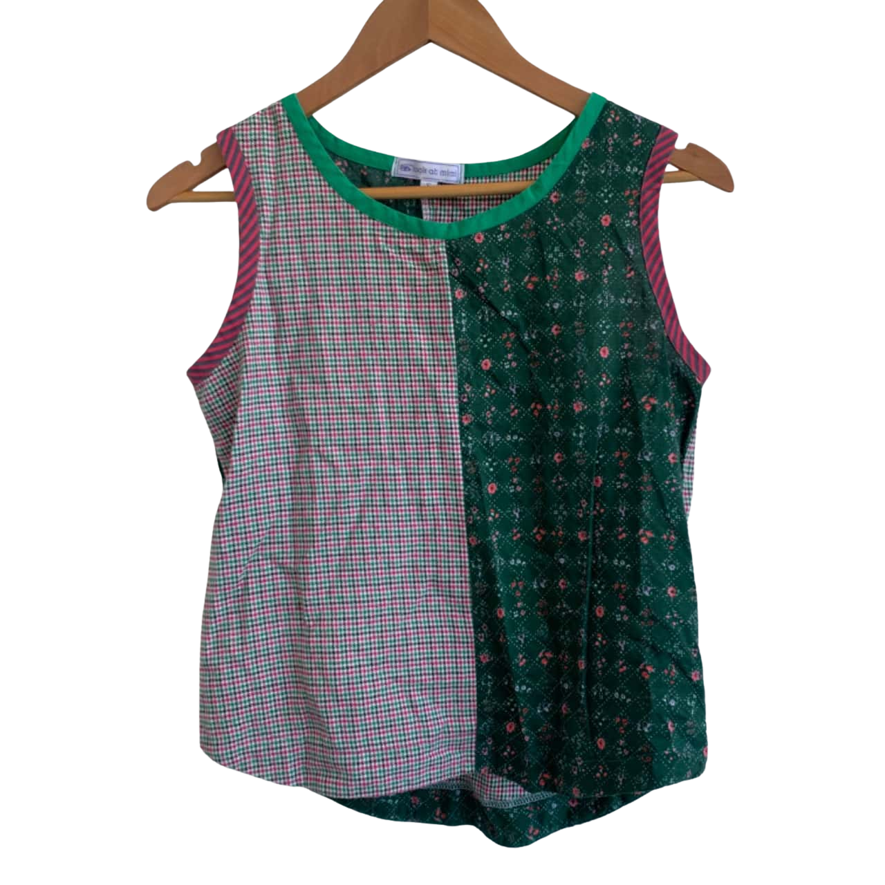 Look at Mimi Small Patchwork Sleeveless Top