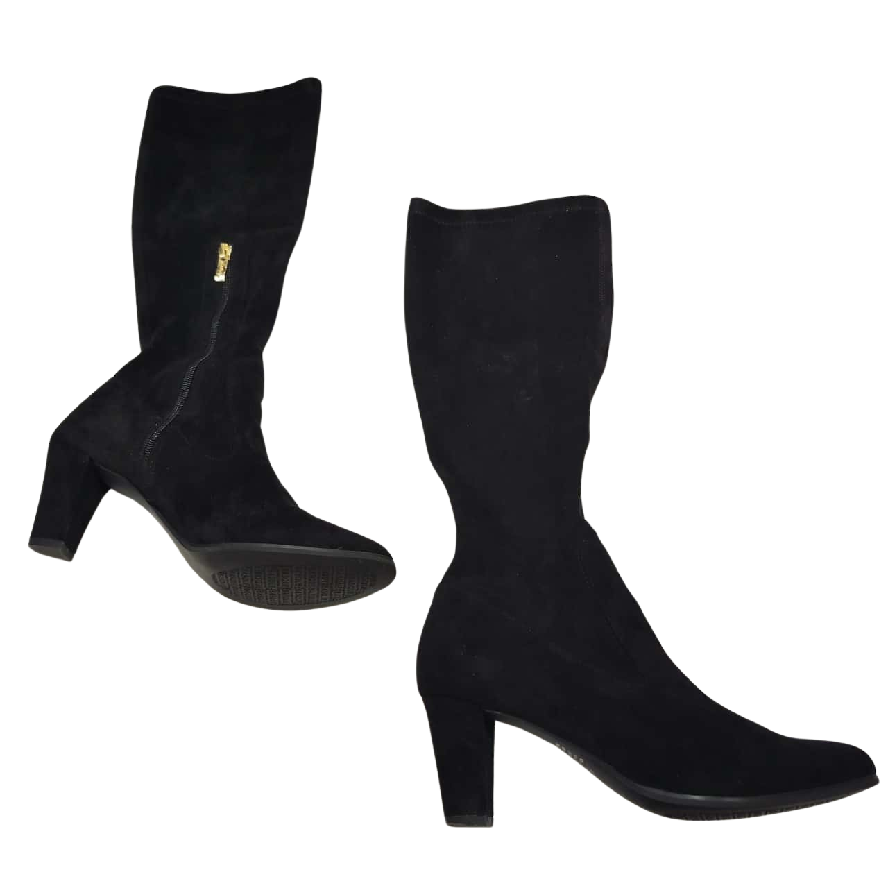 Basque Womens Size 38 Black High Boots (s)