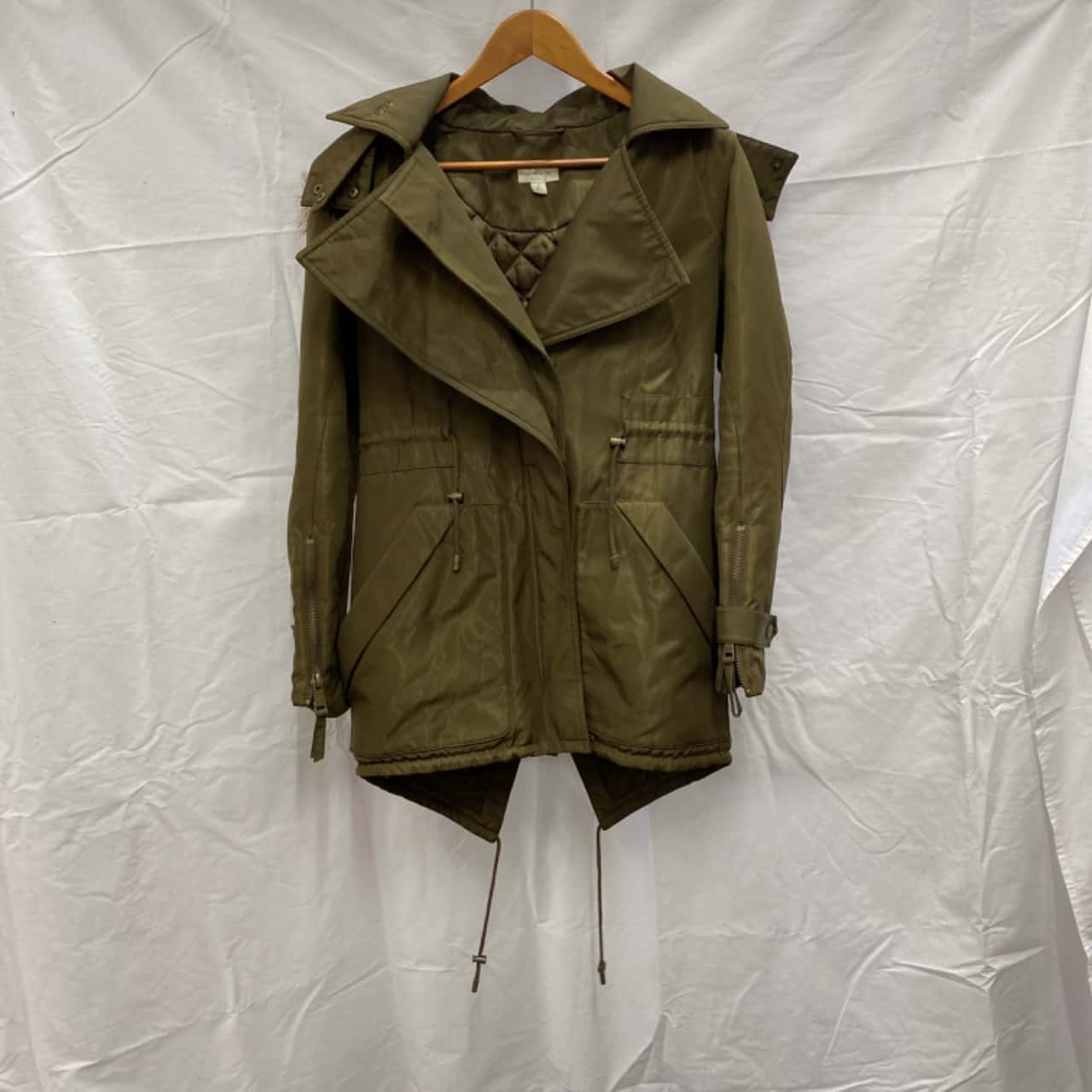 Witchery Womens Size XS Winter Jacket Green (s)