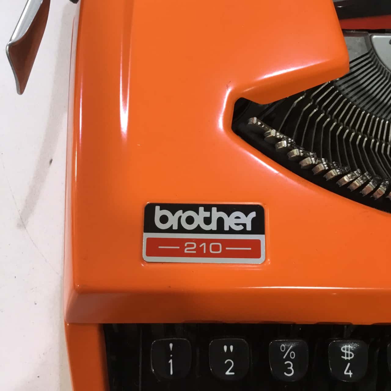 Brother 210 Type Writer & Case (s)