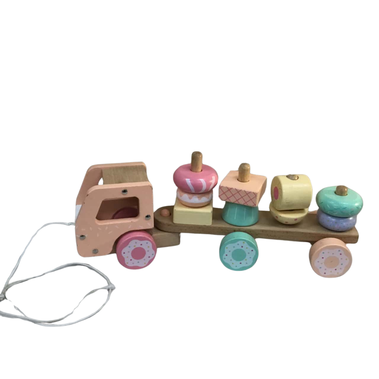 Wooden Pull Along Truck