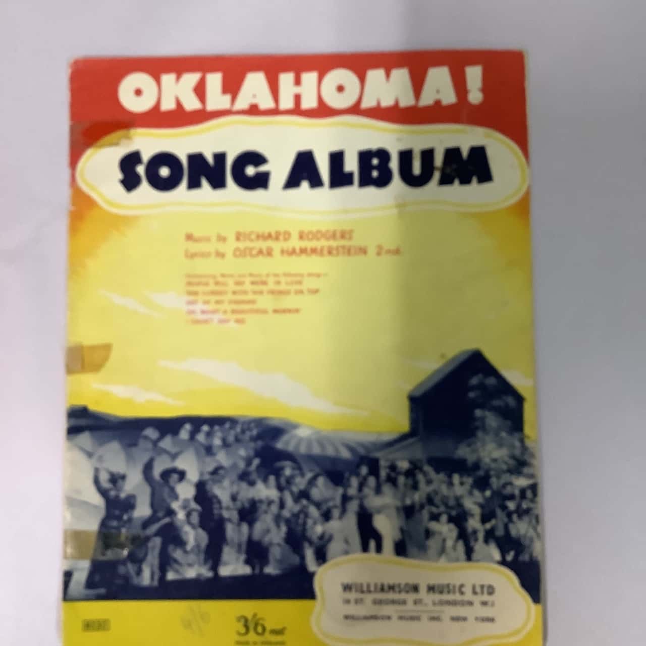 OKLAHOMA! Song album Musical score 1953