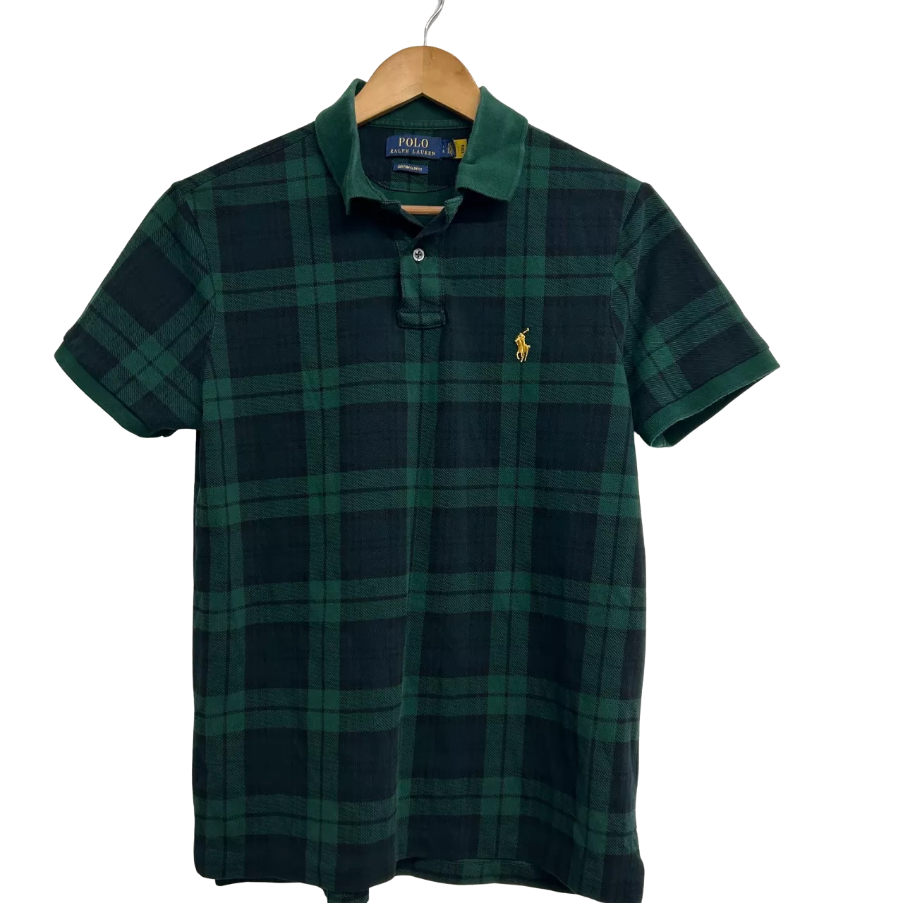 Polo Ralph Lauren Mens Size L Checked Green Polo(s) - Used Good ...