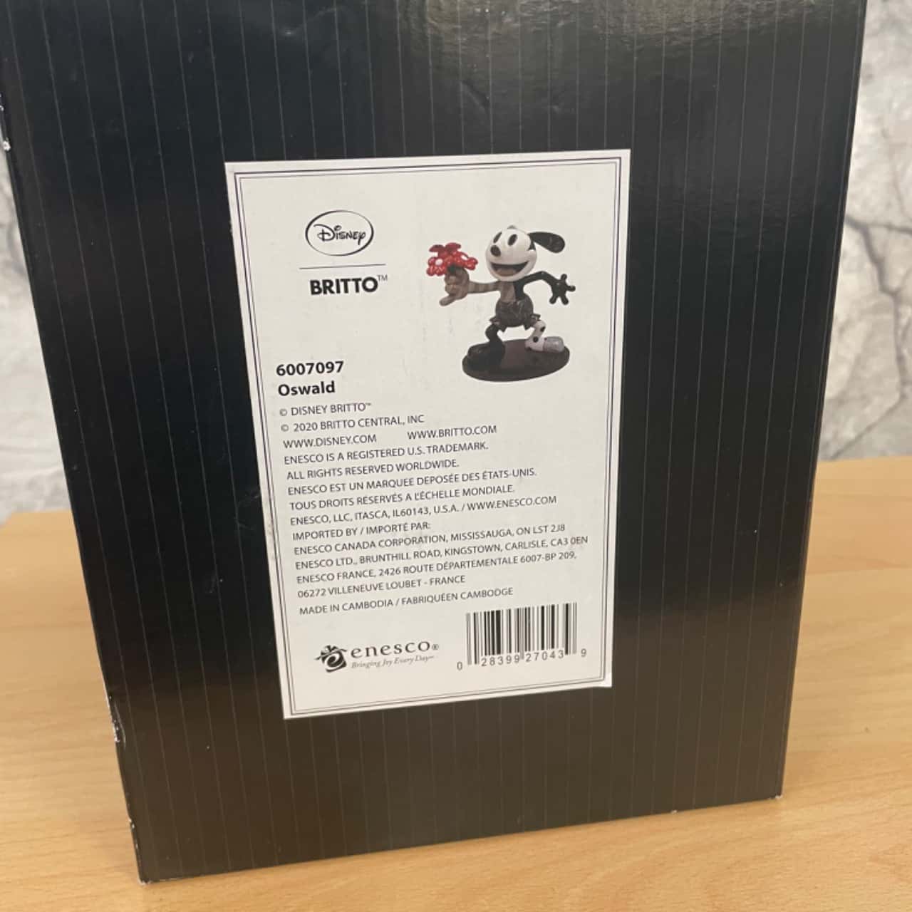 Enesco Disney by Romero Britto Oswald The Lucky Rabbit Figurine, Large ...
