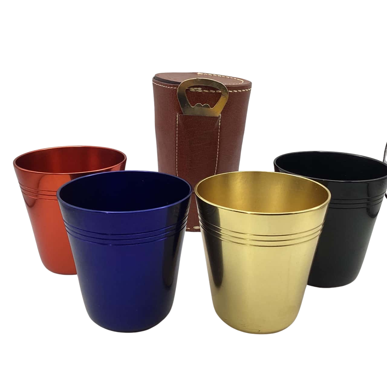 Set of 4 Vintage Australian Anodised Cups With Original Vintage Case(s ...