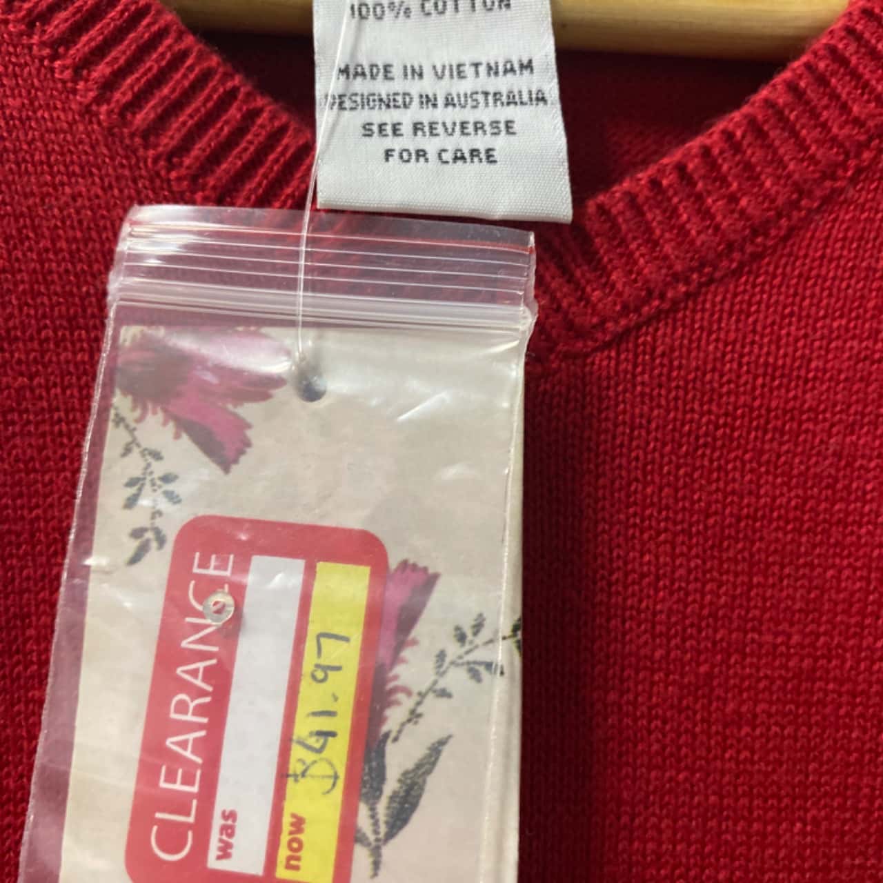 Fred Bare Size 4 Jumper Red brand new (s)