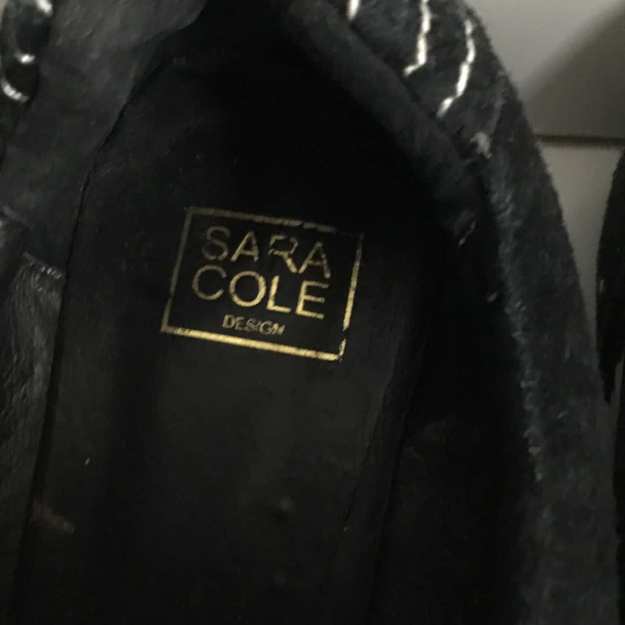 Sara Cole Womens Size 39 Black (s)