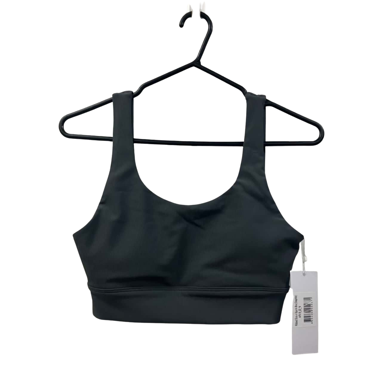 ALLFENIX RIBBED SPORTS BRA GRAPHITE. BRAND NEW WITH TAGS(s)