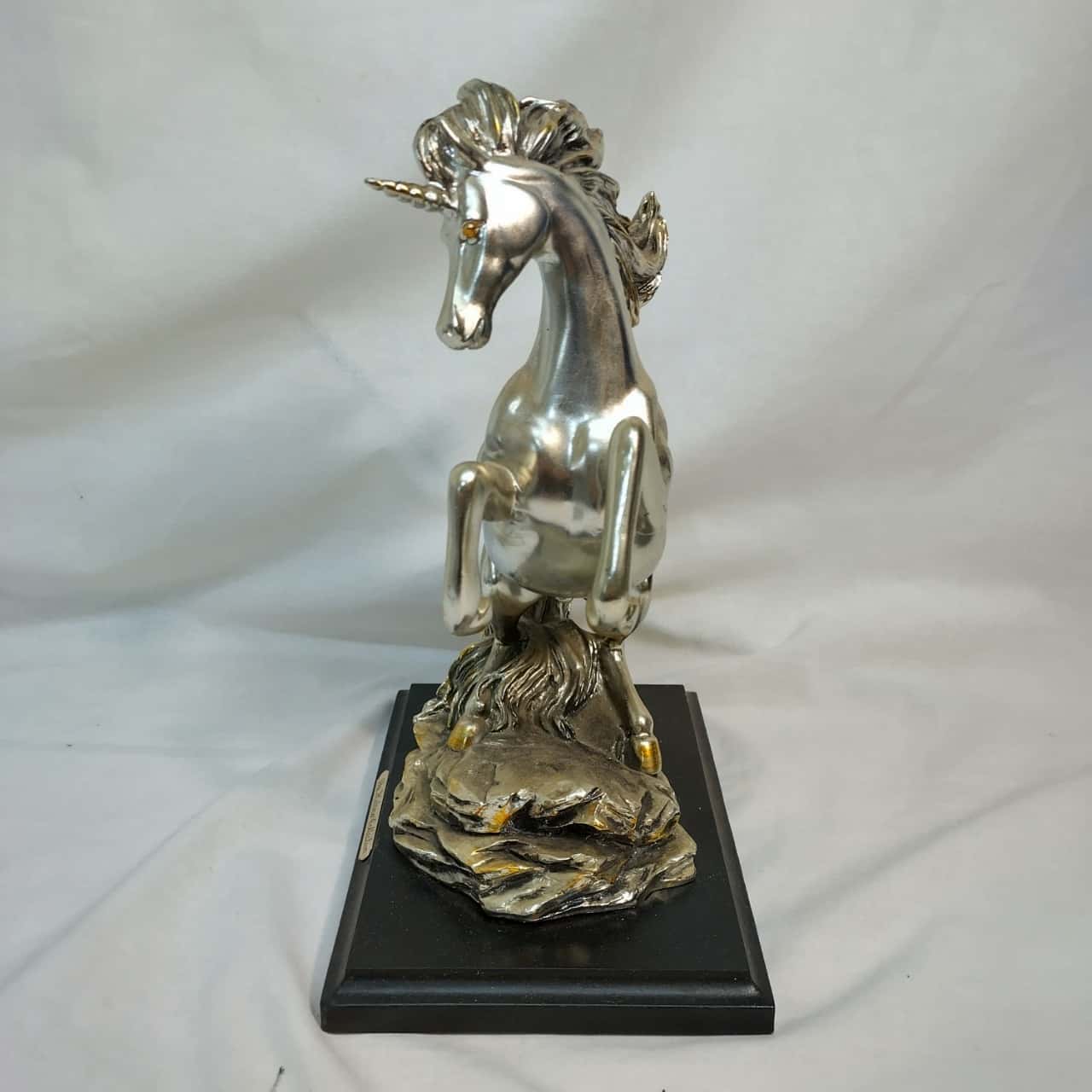 "The Helena Collection" Silver and Gold Resin Cast Unicorn by Crosa ...