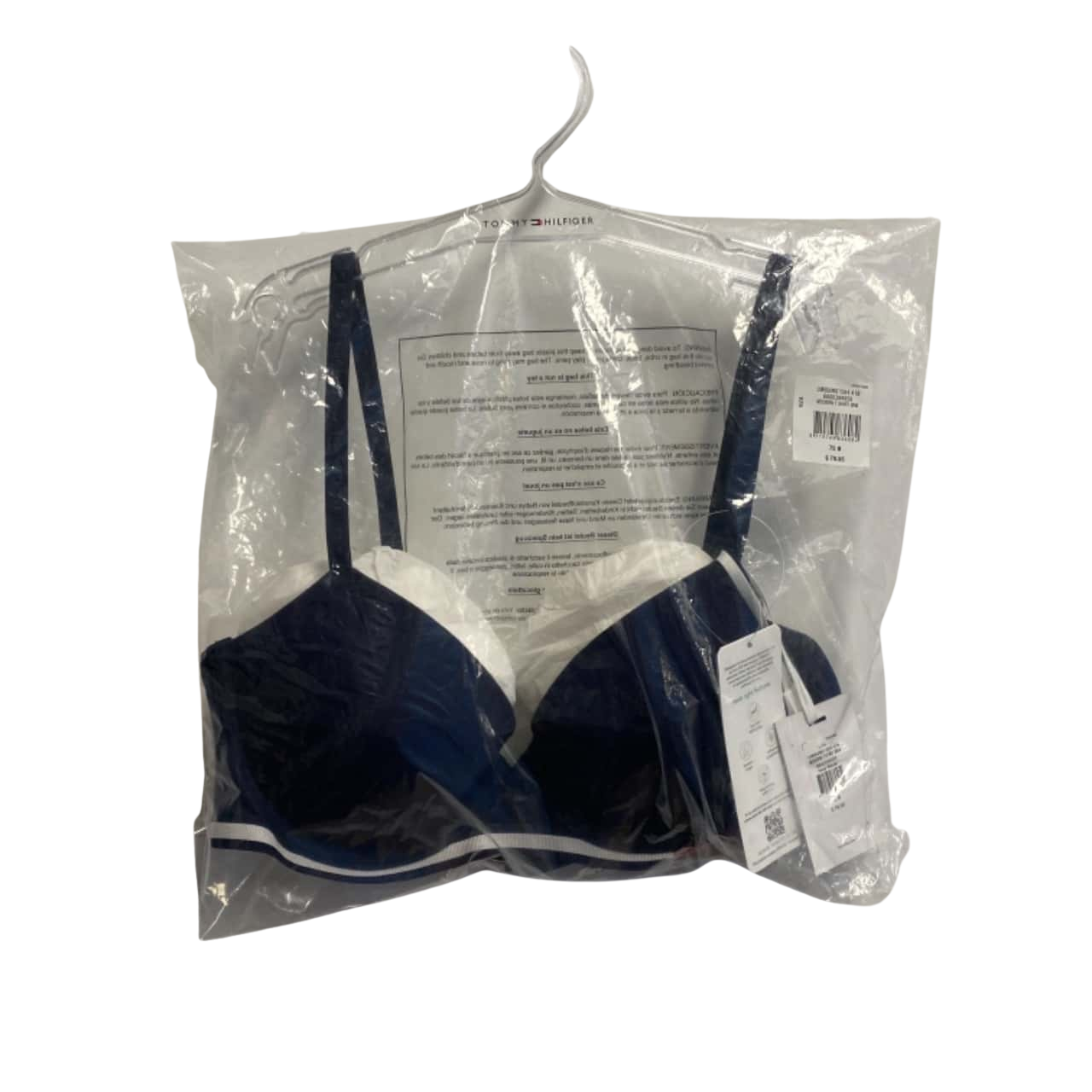 Tommy Hilfiger Womens Bra Size 12B (75B) Navy Blue (s)