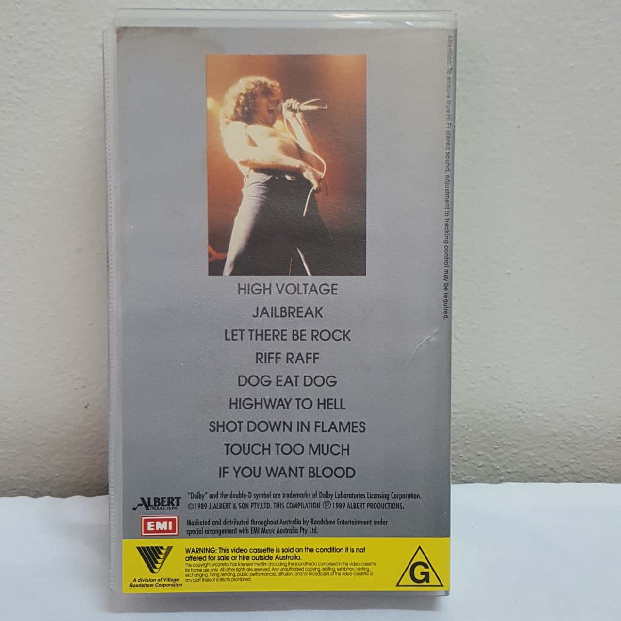 Reduced-- EMI Albert Productions ACDC on VHS (s)